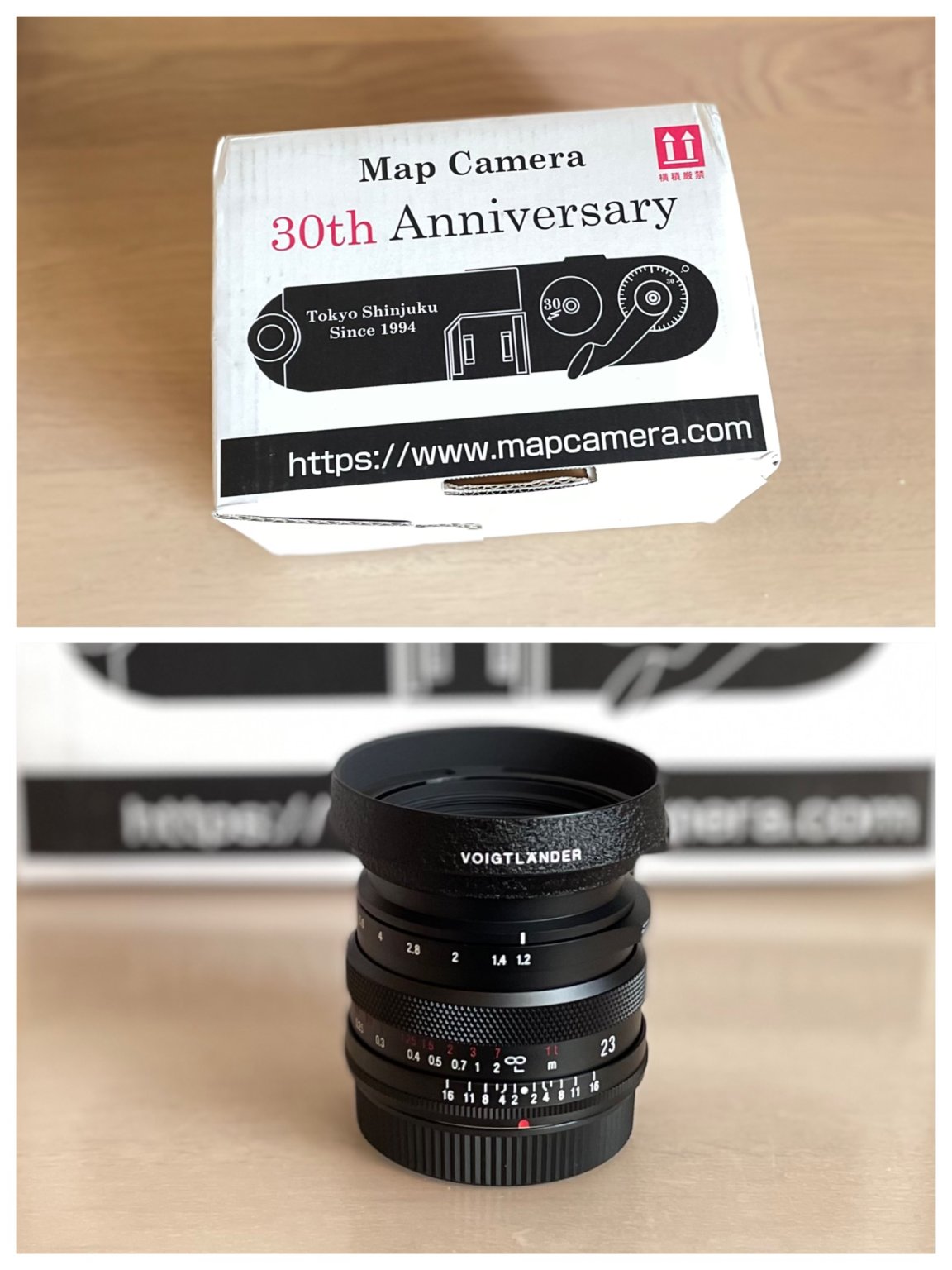 Voigtlander NOKTON 23mm F1.2 Aspherical SC X-mount MapCamera 30th Edition がやって来たぜ。｜記憶カメラ